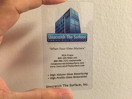 Plastic Business Card Design Gallery